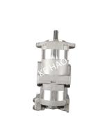 China SAR(2)28+28 Komatsu Hydraulic Gear Pump GD605A GD655A WA100 WA100SS WA100SSS WA120 WA120L WR11 WR11SS for sale