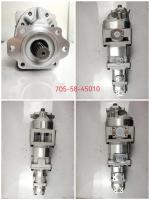 China 705-58-45010 Komatsu Gear Pump Loader WA250-5 WA250-6 WA250PZ-6 WA320-5 for sale