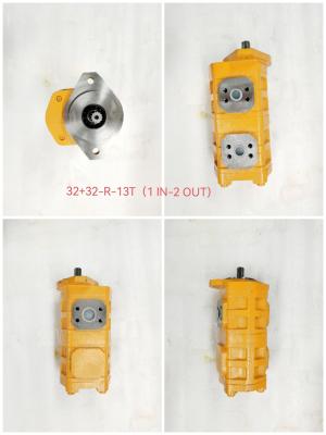 China HYDRAULIC GEAR PUMP-PART NUMBER 32+32-R-13T 2+2 RIGHT ROTATION HIGH PRESSURE HYDRAULIC GEAR PUMP for sale