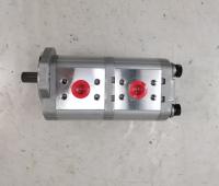 China 16+16 10T L Flange-1 Hydraulic Pump Steel and aluminum alloys  160kPa-250kPa Middle and high pressure external meshing gear pump Hydraulic Pump Heavy Machinery for sale