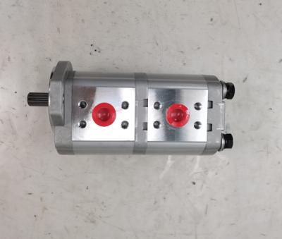 China 16+16 10T L Flange-1 Hydraulic Pump Steel and aluminum alloys  160kPa-250kPa Middle and high pressure external meshing gear pump Hydraulic Pump Heavy Machinery for sale