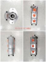 China 12+12+10 10T R Thread Hydraulic Pump Steel and aluminum alloys  160kPa-250kPa Middle and high pressure external meshing gear pump Hydraulic Pump Heavy Machinery for sale