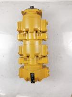 China Hydraulic Gear Pump CBGJ2051+2051+2051 17T L Aluminum Alloy and irion Materials Yellow color Hydraulic Oil Pump for Construction Machinery for sale