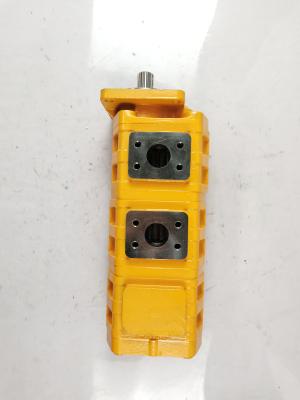 China CBGJ Series Hydraulic Gear Pump CBGJ2063+2063+2032R-(2+3)14T  Triple pump Aluminum Alloy and irion Materials Yellow color Hydraulic Oil Pump for Construction Machinery for sale