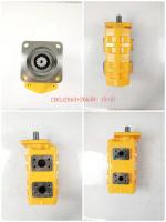 China CBGJ2063+2063R-(2+2) Hydraulic Pump external meshing gear pump Aluminum Alloy Material One Year Warranty for sale