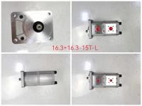 China 16.3+16.3-15T-L Hydraulic Gear Pump Iron and Aluminum alloy materials  Range for Construction Machinery Factory Supply Hydraulic Spare Parts for sale