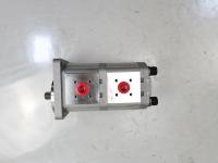 China 16.3+16.3-15T-L Hydraulic Gear Pump Iron and Aluminum alloy materials  Range for Construction Machinery Factory Supply Hydraulic Spare Parts for sale