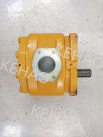 China 07446-66200  D15 17441-67502  D65  07443-67503 D85 Bulldozer Pump / Cast Iron Hydraulic Gear Pumps Silver Yellow Color Rate of Flow 200 for sale