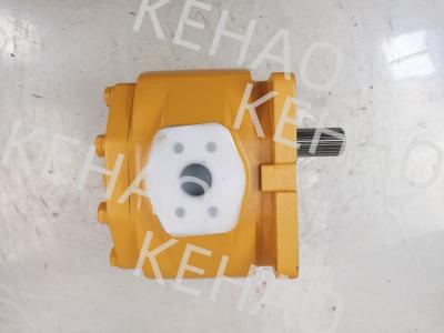 China 07446-66200  D15 17441-67502  D65  07443-67503 D85 Bulldozer Pump / Cast Iron Hydraulic Gear Pumps Silver Yellow Color Rate of Flow 200 for sale