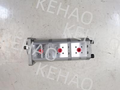 China 3 Stage Hydraulic Gear Pump 307012-8160(14+14+14) High Quality  Iron and Aluminum alloy materials  Range for Construction Machinery Factory Supply Hydraulic Spare Parts for sale