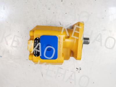 China JHP2063L 6T Bulldozer Pump Cast Iron Aluminum Alloy Material Hydraulic Gear Pumps  Yellow Color Rate of Flow 200 for CAT for sale