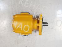 China JHP2063L 6T Bulldozer Pump Cast Iron Aluminum Alloy Material Hydraulic Gear Pumps  Yellow Color Rate of Flow 200 for CAT for sale