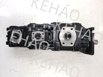 China NABCO Gear Pump NABCO126MM+76MM+80MM-14T-L Iron aluminum stainless steel  Medium High Pressure Hydraulic Gear Pump for Kawasaki Equipment for sale