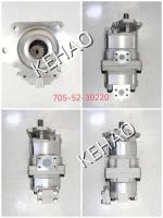 China 2 Stage Hydraulic Gear Pump 705-52-30220/SAR 80+56 GearPump Range for WA380-1 Komatsu Machinery Factory Supply Hydraulic Parts for sale