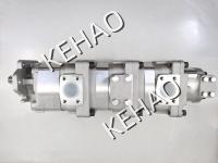 China One-Year Warranty Gear pump 705-56-34180/SAR 80+56+36+12 Middle high pressure gear pump  Range for WA380-1/5 38 Komatsu Machinery for sale