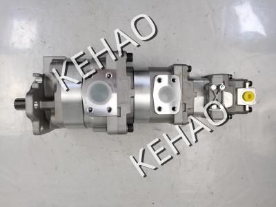 China Iron and Aluminum alloy materials SAR56+32+SB12+(U)12 Hydraulic Gear Pump 705-56-36090 Range for Construction Machinery Hydraulic Replacement for sale