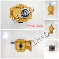 China 07431-11400/07446-66200/17441-67502/07443-67503 for D85/D15D65 Bulldozer Pump Cast Iron Hydraulic Gear Pumps Yellow High Rate of Flow for sale