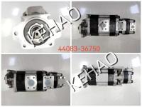 China Customize Kawasaki Hydraulic Gear Pump 44083-36750 Iron and Aluminum alloy materials Oil Transfer Pump SDR(30)63+50+SBR6 for Agricultural Machinery for sale