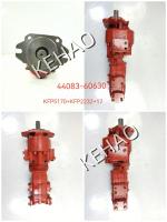 China 3-Stage Hydraulic Gear Pump44083-60630 Gear Pump Range for Kawasaki Machinery Hydraulic Parts Factory Supply for sale
