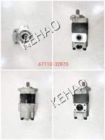 China 67110-32870/ 67110-30550 Hydraulic Gear Pump High Pressure Industrial Grade Gear Oil Hydraulic Replacement For Construction Equipment for sale