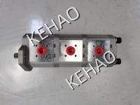 China Factory Supply Hydraulic Gear Pump KRP4-13.2+13.2+11.2CC-10T-R Iron and Aluminum alloy materials Oil Transfer Pump OEM ODM with One Year Warranty for sale