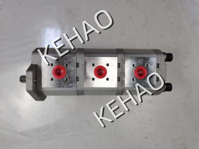 China Factory Supply Hydraulic Gear Pump KRP4-13.2+13.2+11.2CC-10T-R Iron and Aluminum alloy materials Oil Transfer Pump OEM ODM with One Year Warranty for sale