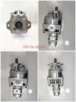 China Komatsu 705-56-34710 Hydraulic Gear Pump SAR3-112+(1)U28+U14  Pump Iron Aluminum alloy Hydraulic Spare Parts for Komatsu WA500-6 Factory Supply for sale