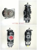 China Kawasaki Hydraulic Gear Pump L3-71+56+（2）22  Hydraulic Parts Cast Iron  Aluminum alloy  Oil Gear Pump For Wheel Loaders Machinery ISO9001 certified for sale