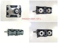 China Concrete NABCO Gear Pump PHS Series PHS2531+2531-12T L Cast Iron and Aluminum alloy materials Triple  Oil Pump one year warranty Customizable for sale