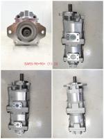 China Hydraulic Gear Pump Komatsu Pump SAR3-90+90+(1)20 Hydraulic Motor Cast Iron Aluminum alloy Oil Pump Heavy Machinery Power Source Hydraulic Spare Parts Certification for sale