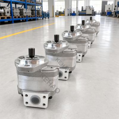 China Customizable Komatsu Gear Pump 705-22-33270 Hydraulic Oil Transfer Pump Loader Machinery Cast Iron and Aluminum alloy One year warranty Factory Supply for sale