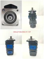 China Excavators Hydraulic Gear Pump CBGJ Series Double Pump CBGJ2100+2063 Cast Iron and Aluminum alloy Oil Transfer Pump Hydraulic Parts One Year Warranty for sale