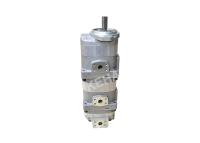 China Silver Excavator Komatsu Gear Pump 705-56-24090 24030 Hydraulic Powered for sale