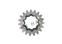 China LH2  Bulldozer Pump / Cast Iron Hydraulic Gear Pumps Silver Color for sale