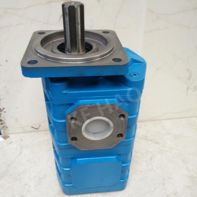 China CBGJ Double Pump  Square cover   Spline Compact Original  Gear Pump For Engineering Machinery And Vehicle for sale