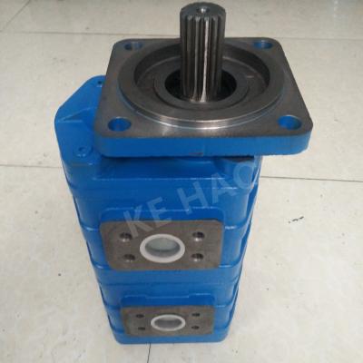 China CBGJ Double Pump  Square cover   Spline Compact Original  Gear Pump For Engineering Machinery And Vehicle for sale