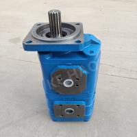 China CBGJ Double Pump  Square cover   Spline Compact Original  Gear Pump For Engineering Machinery And Vehicle for sale