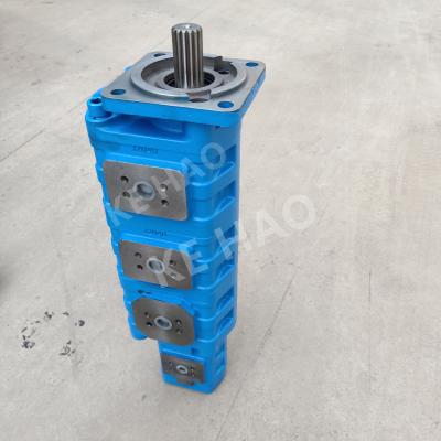 China CBGJ Tetralogy  Pump  Square cover   Spline Compact Original  Gear Pump For Engineering Machinery And Vehicle for sale
