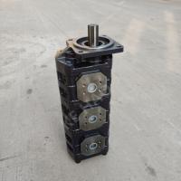 China CBGJ Triple  Pump   Square cover    Spline Compact Original  Gear Pump For Engineering Machinery And Vehicle for sale