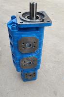 China CBGJ Triple  Pump   Square cover    Spline Compact Original  Gear Pump For Engineering Machinery And Vehicle for sale