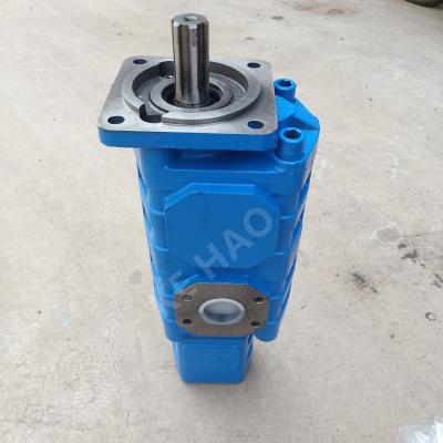 China CBGJ Triple  Pump   Square cover    Spline Compact Original  Gear Pump For Engineering Machinery And Vehicle for sale