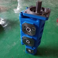China CBGJ Triple  Pump   Square cover    Spline Compact Original  Gear Pump For Engineering Machinery And Vehicle for sale