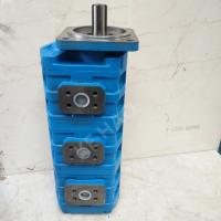 China CBGJ Triple  Pump   Square cover    Spline Compact Original  Gear Pump For Engineering Machinery And Vehicle for sale