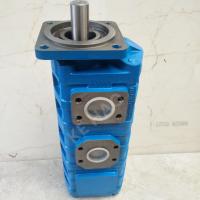 China CBGJ Triple  Pump   Square cover    Spline Compact Original  Gear Pump For Engineering Machinery And Vehicle for sale