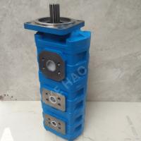 China CBGJ Triple  Pump   Square cover    Spline Compact Original  Gear Pump For Engineering Machinery And Vehicle for sale