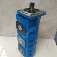 China CBGJ Triple  Pump  Rhomb cover    Spline Compact Original  Gear Pump For Engineering Machinery And Vehicle for sale
