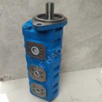China CBGJ Triple  Pump  Rhomb cover  Spline  Compact Original  Gear Pump For Engineering Machinery And Vehicle for sale