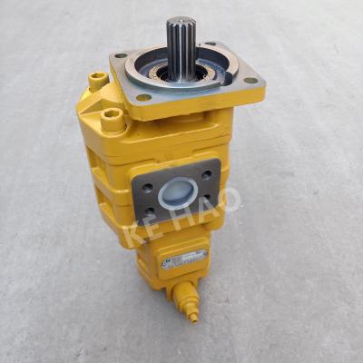 China CBGJ Double Pump Square cover   Spline   Yellow  Compact Original  Gear Pump For Engineering Machinery And Vehicle for sale