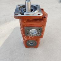China CBGJ Double Pump  Square cover   Flat key   Red  Compact Original  Gear Pump For Engineering Machinery And Vehicle for sale