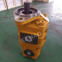 China CBGJ Double Pump  Rhomb cover   Spline  Orange  Compact Original  Gear Pump For Engineering Machinery And Vehicle for sale